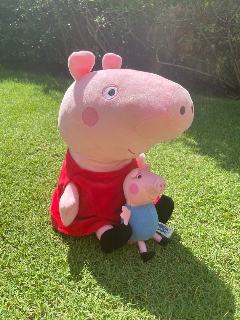 Peppa pig and Jorge stuff toy set CUTE FOR KIDS, Hobbies & Toys, Toys ...