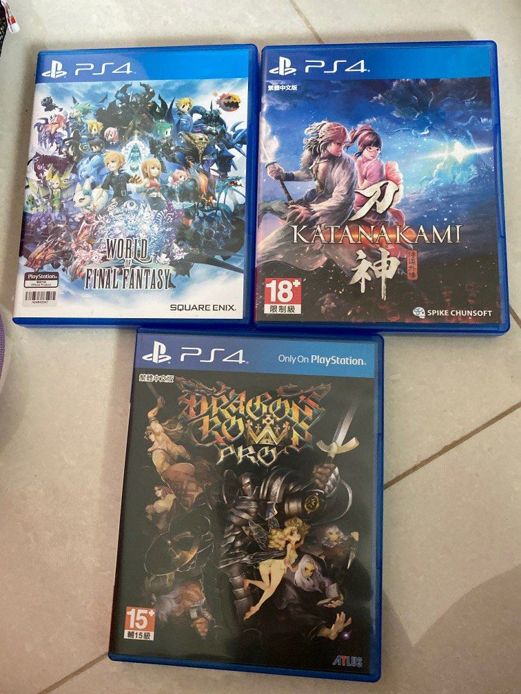 PS4 Games world of final fantasy katanakami dragon crown pro, Video ...