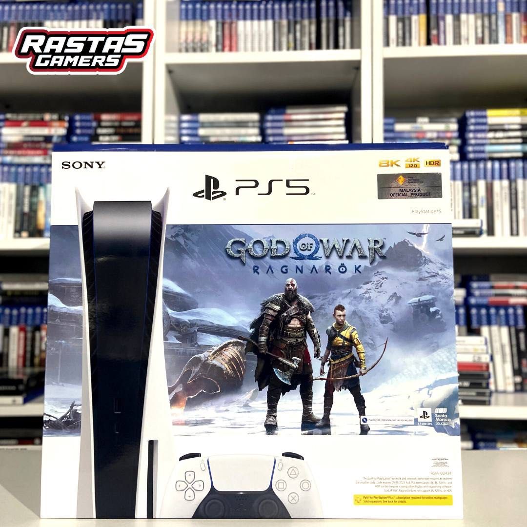 Ps5 disc god of war bundle set, Video Gaming, Video Game Consoles ...