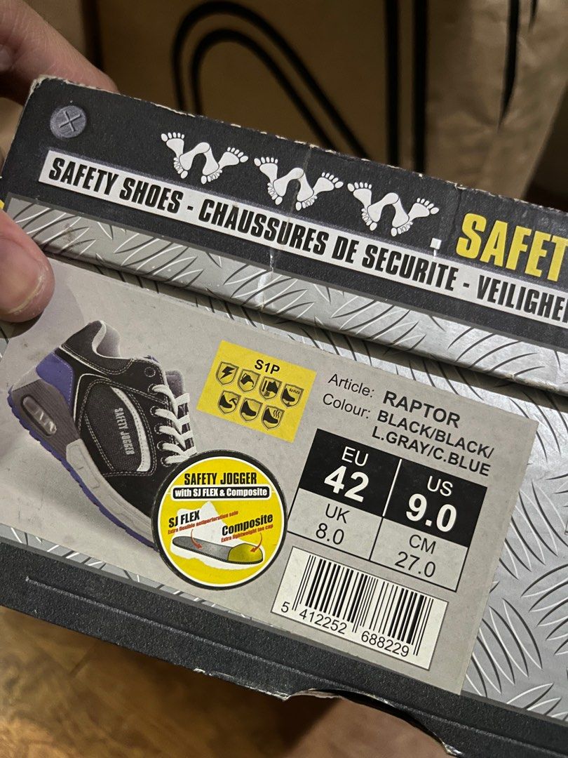 Raptor Safety Shoes, Men's Fashion, Footwear, Sneakers on Carousell