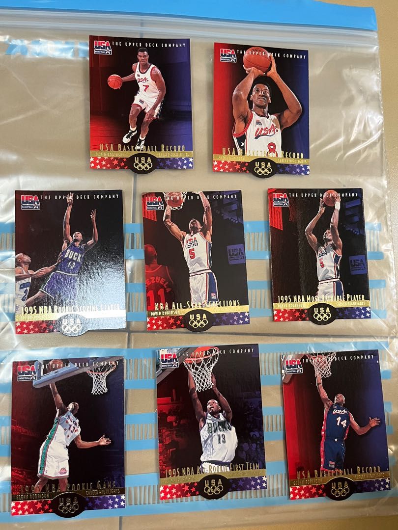 Rare 32 NBA USA Basketball Cards with 90s legends Scottie Pippen, Karl ...