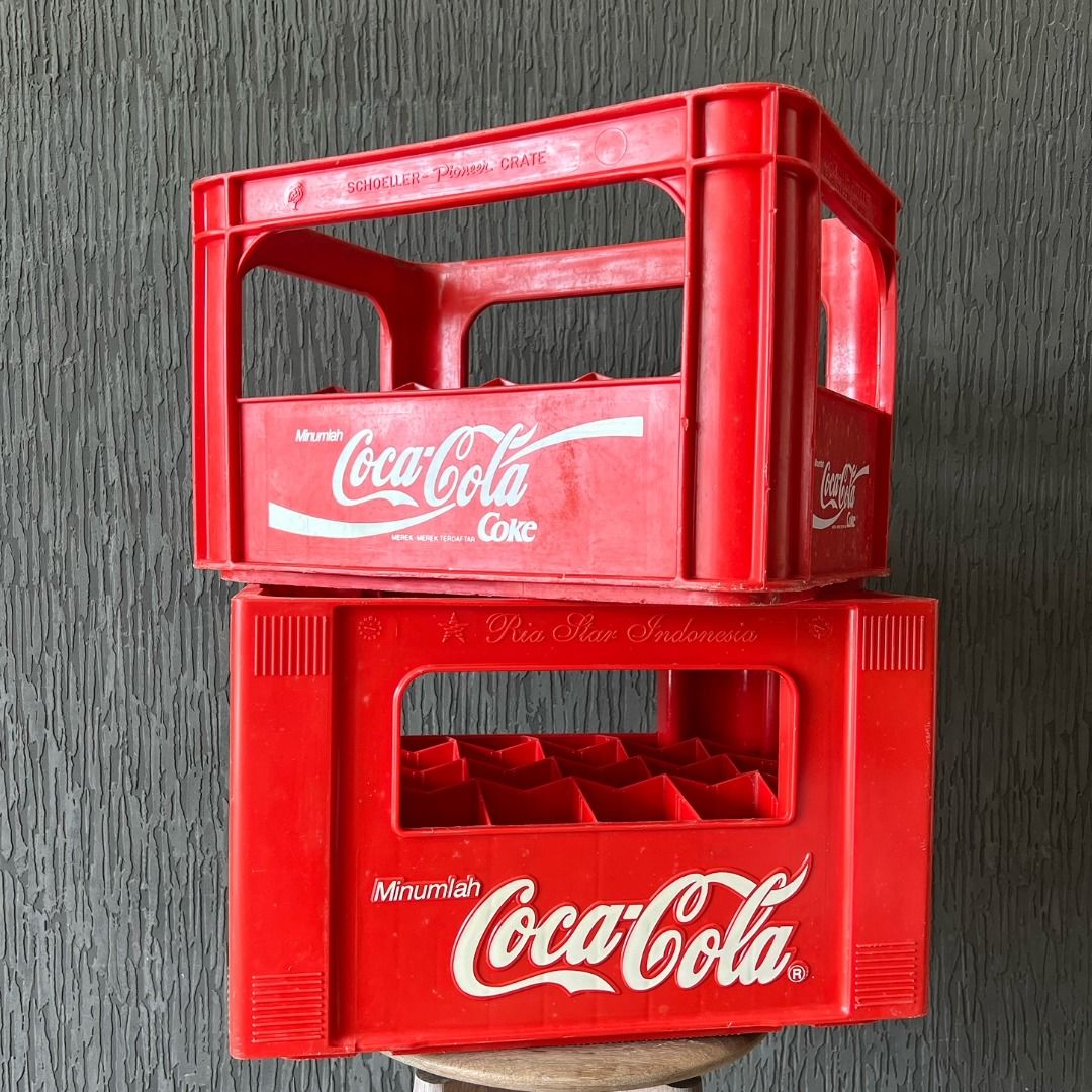 Vintage Coca-Cola Crate with Interesting Details, Hobbies & Toys ...