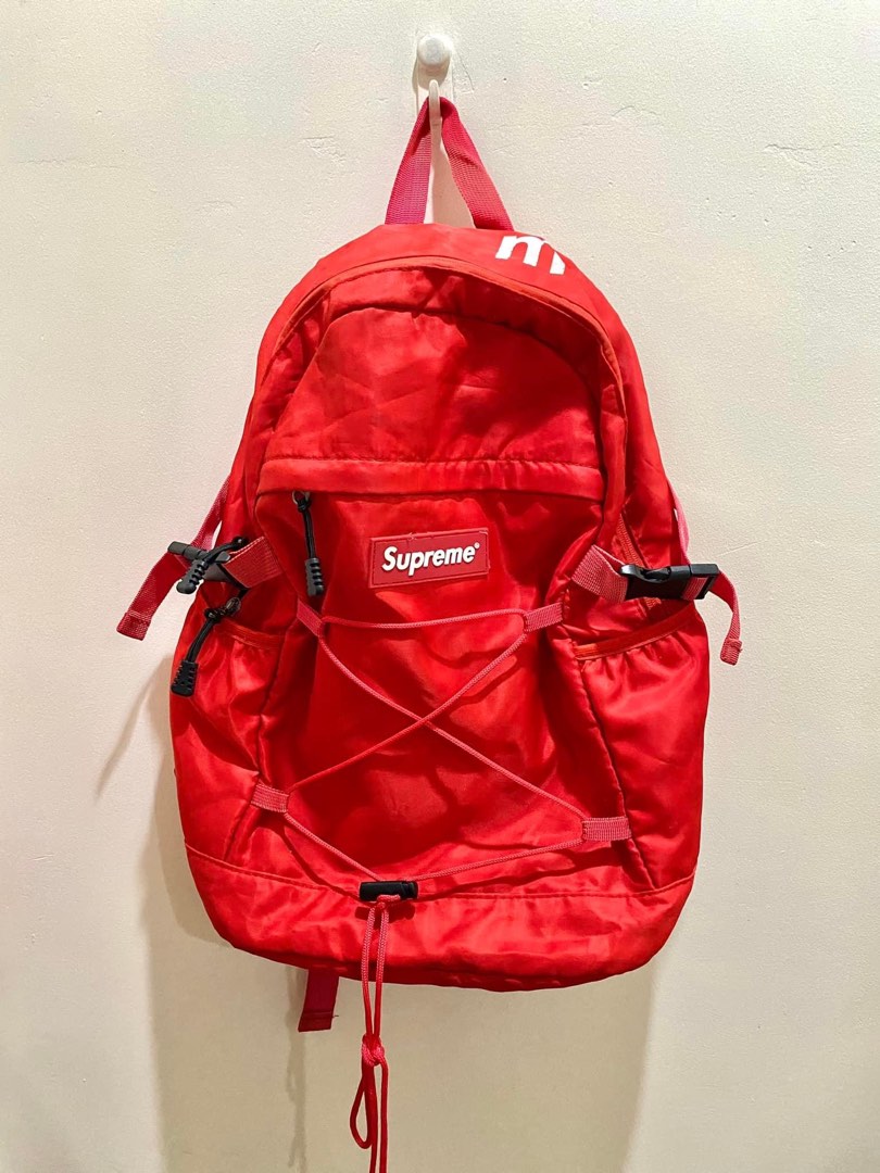 red backpack, Women's Fashion, Bags & Wallets, Backpacks on Carousell