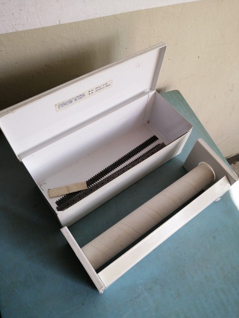 Resinite Food Wrap Metal Dispenser and Cutter Box, Hobbies & Toys ...