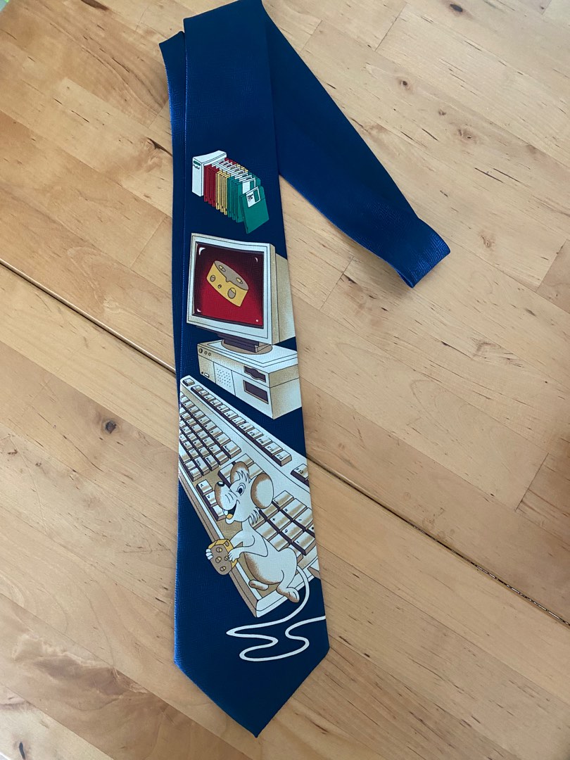 Retro 80s Computer Tie, Men's Fashion, Watches & Accessories, Ties on ...