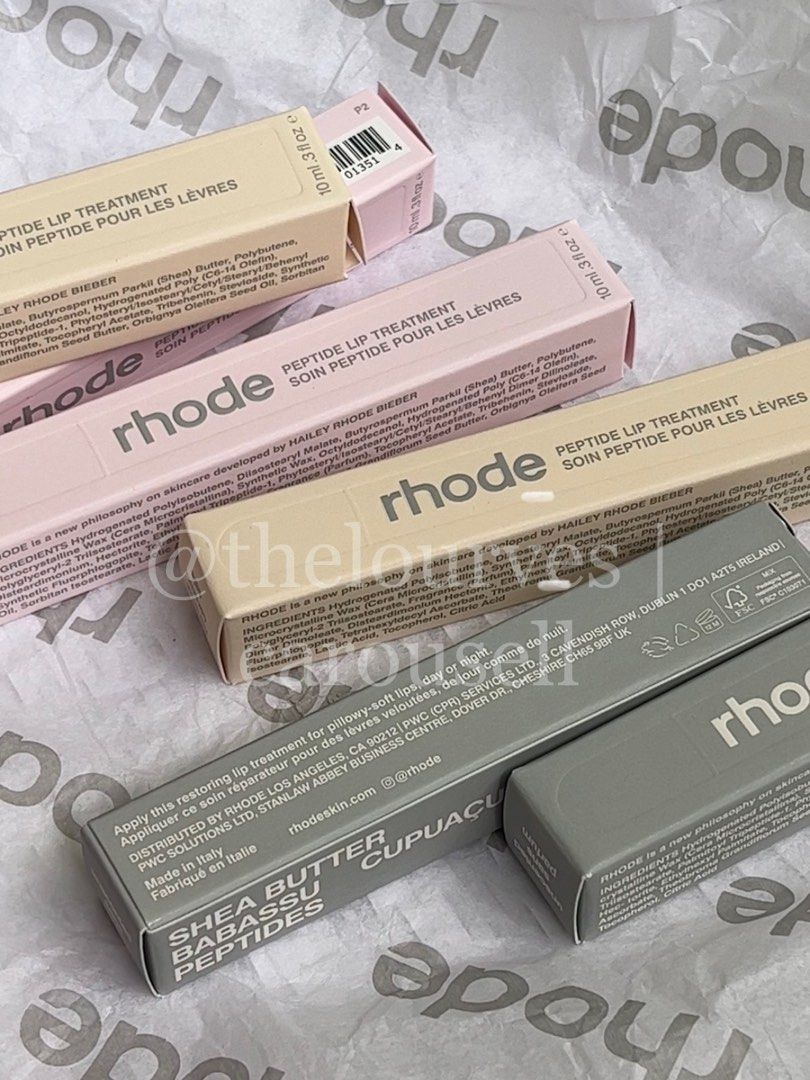 rhode vanilla birthday cake rhode lip peptide treatment passionfruit ...