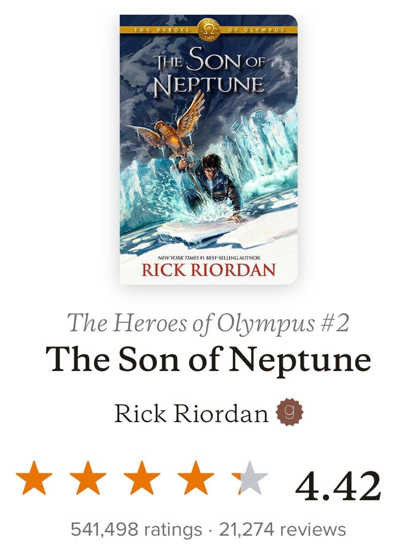 Rick Riordan The Son of Neptune on Carousell