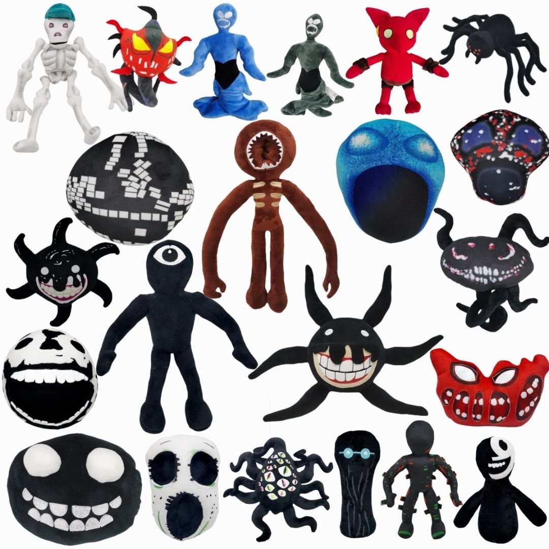 Roblox Doors Figure 門中驚魂 逃離大門 毛絨公仔玩具 送小朋友公仔玩偶 聖誕生日禮物 gift plush toys ...