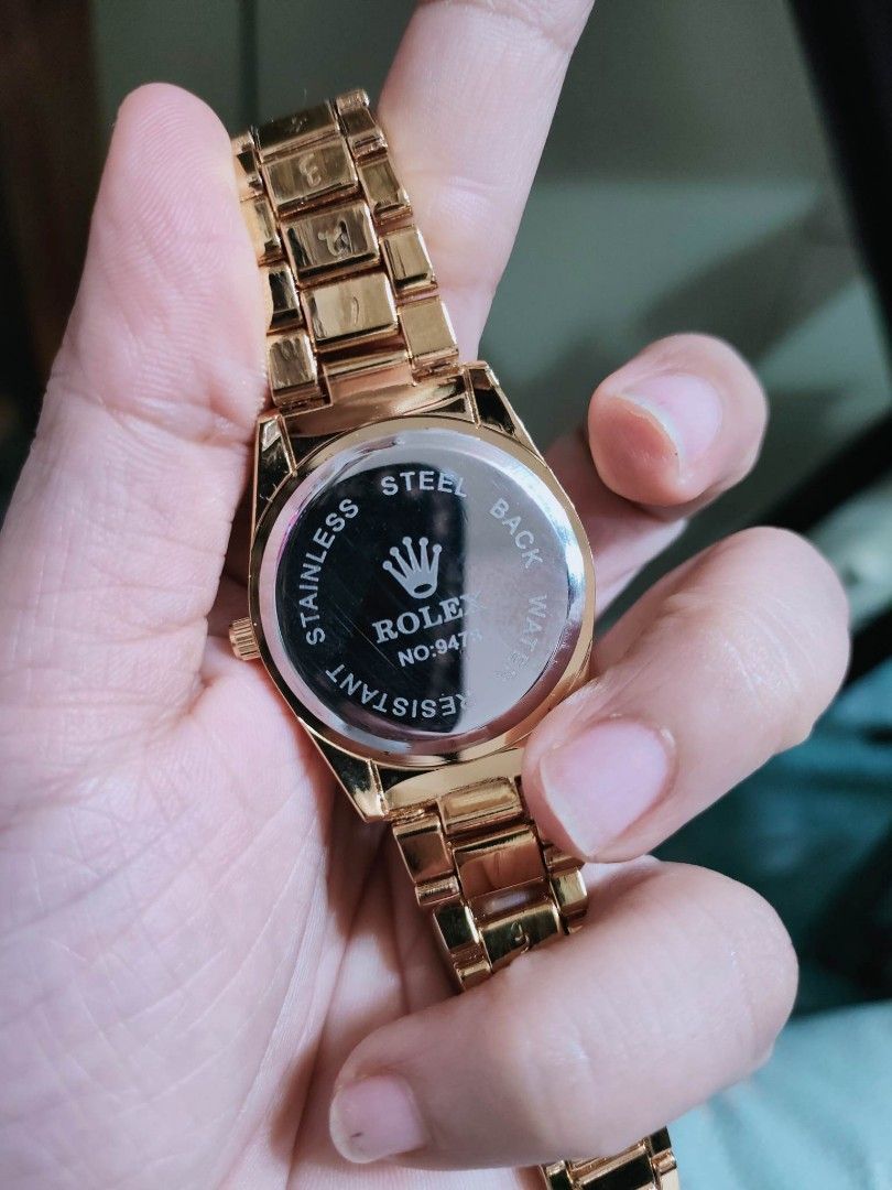 Rolex stones studded Japan movement on Carousell