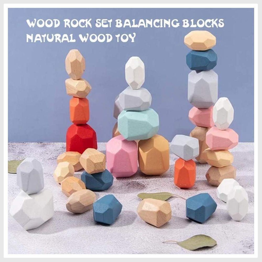 RubRab Wooden Rocks Stones Wood Balancing Stacked Stone Baby Building ... RubRab Wooden Rocks Stones Wood Balancing Stacked Stone Baby Building ...