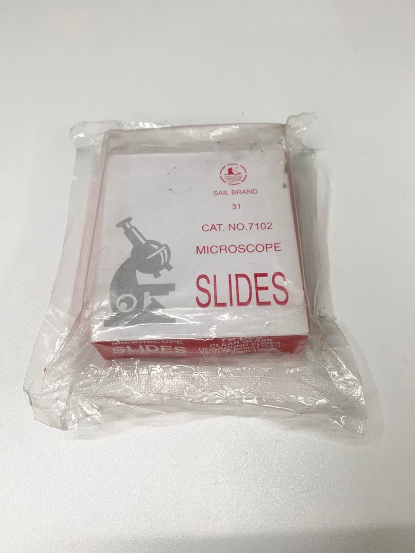 Sail Brand 7102 Microscope Slides, Unground Edges, 72 pieces, Health ...