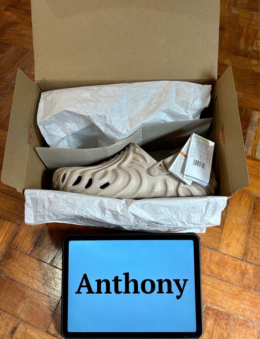 Salehe Bembury x Crocs Pollex Horchata, Men's Fashion, Footwear ...