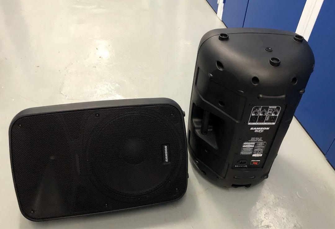 Samson Auro X15D Two Way Lightweight Active Loudspeaker 1000W with ...