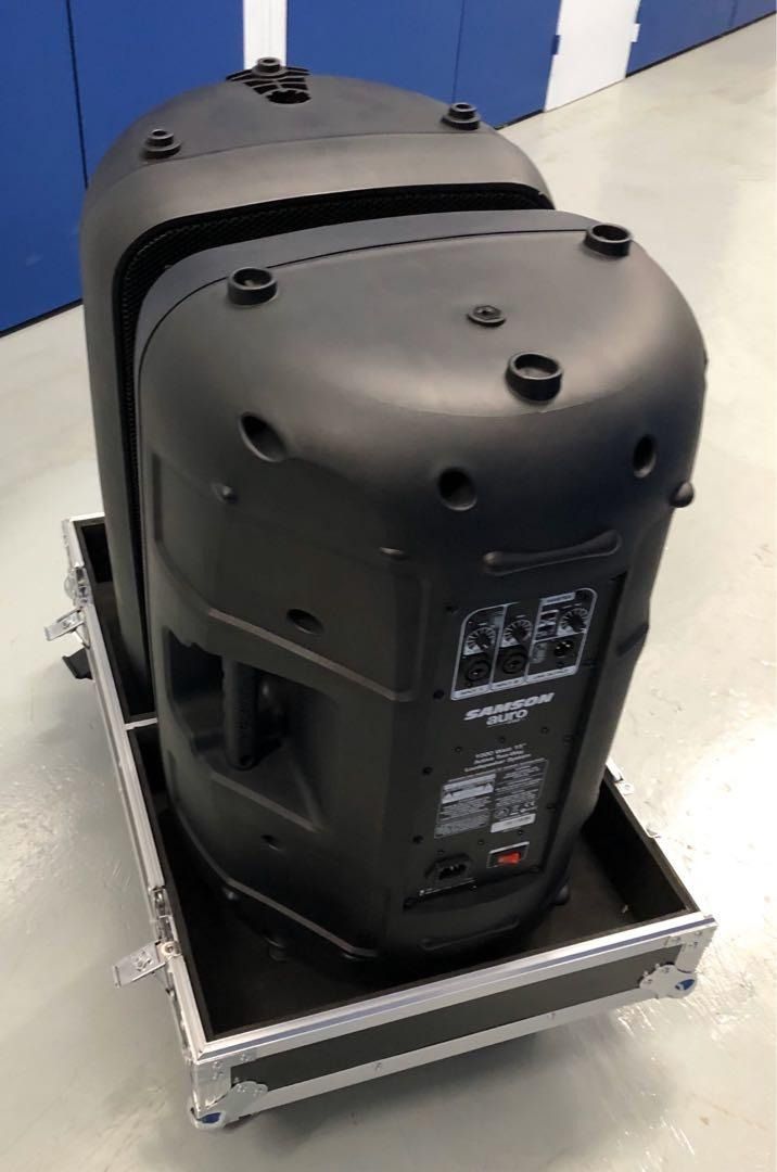 Samson Auro X15D Two Way Lightweight Active Loudspeaker 1000W with ...