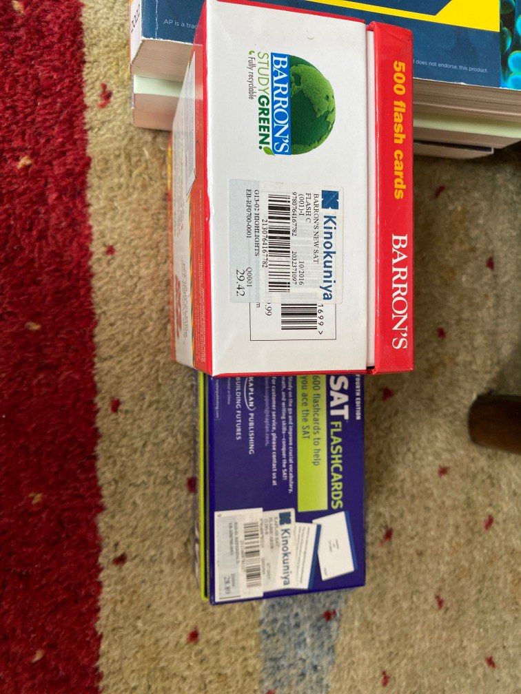 SAT flash cards, Hobbies & Toys, Books & Magazines, Assessment Books on ...