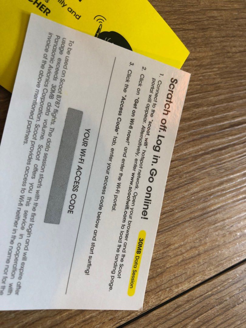 Scoot 30MB Data Pack, Tickets & Vouchers, Vouchers on Carousell