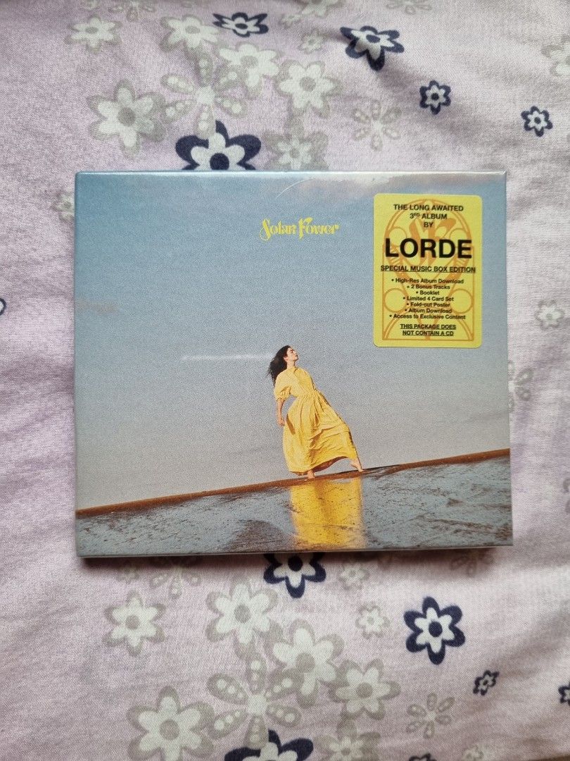 (Sealed) Lorde Solar Power Music Box, Hobbies & Toys, Music & Media ...
