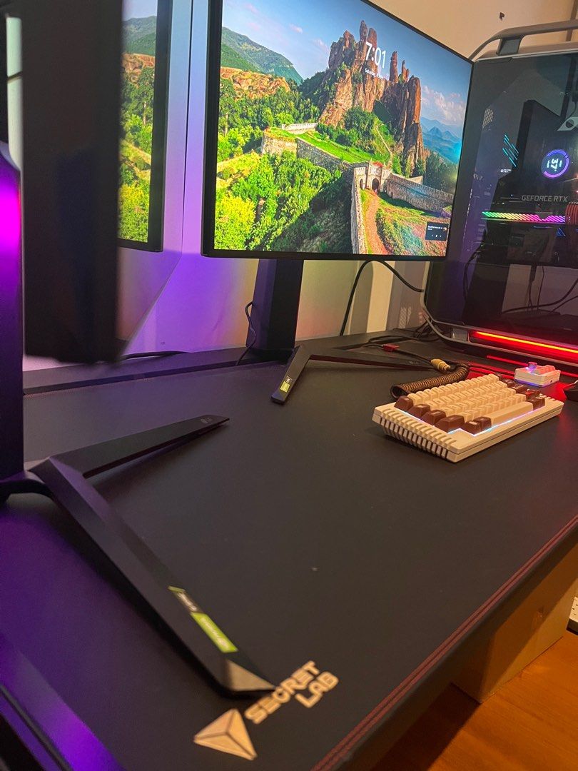 Secretlab Magnus Metal desk 1.5M stealth , Computers & Tech, Desktops ...