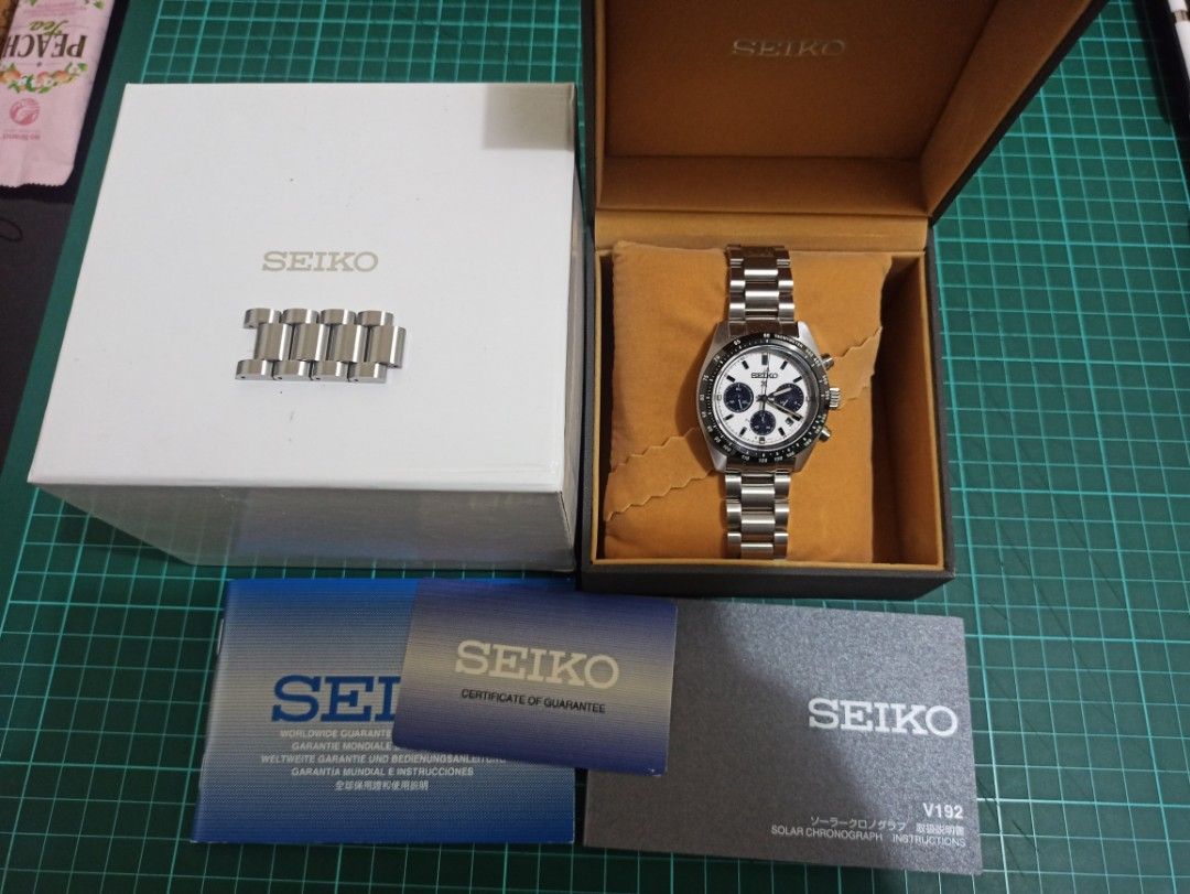 Seiko Prospex - Solar Panda Speedtimer JDM SBDL085 (SSC813P1 ...