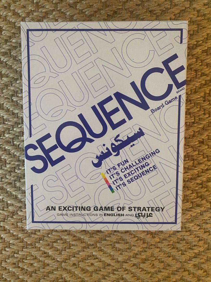 Sequence board game, Hobbies & Toys, Toys & Games on Carousell
