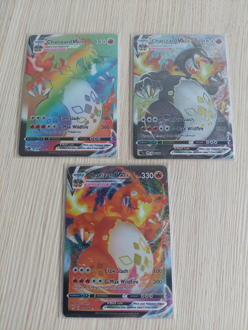 [SET] Custom Foil Pokemon Cards, Hobbies & Toys, Toys & Games on Carousell