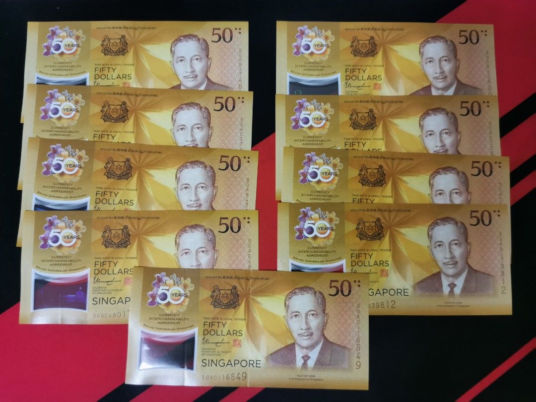 SG50 Notes, Hobbies & Toys, Memorabilia & Collectibles, Currency on ...