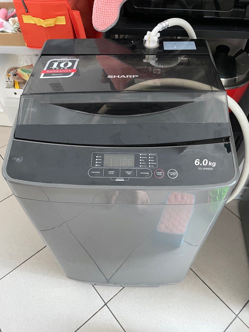 Sharp 6kg washing machine, TV & Home Appliances, Washing Machines and ...