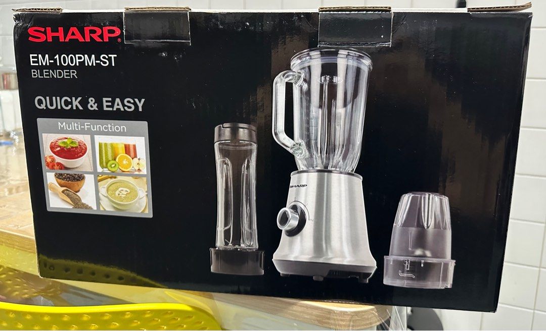 Sharp-EM-100PM-ST 1.0L Blender, TV & Home Appliances, Kitchen ...