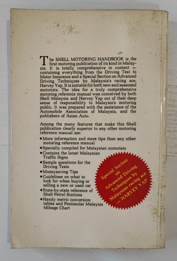 SHELL MOTORING HANDBOOK, Hobbies & Toys, Books & Magazines, Storybooks ...