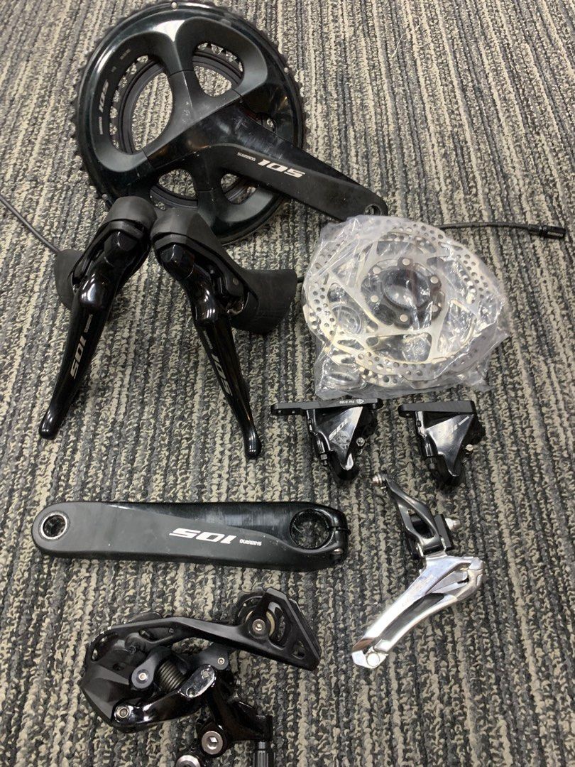 Shimano 105 groupset ( disc model ), Sports Equipment, Bicycles & Parts ...