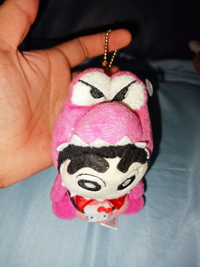 SHIN-CHAN Sanrio HK Collab plush charm/keychain on Carousell