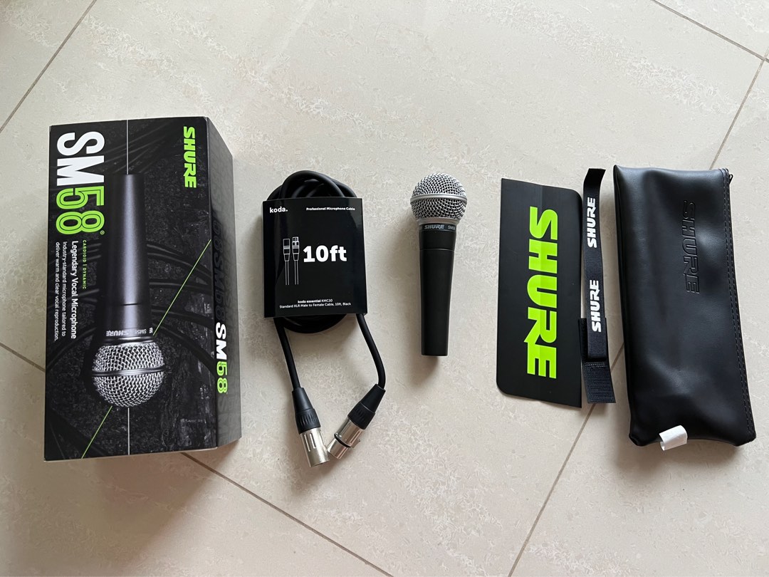 Shure SM58, Audio, Microphones on Carousell