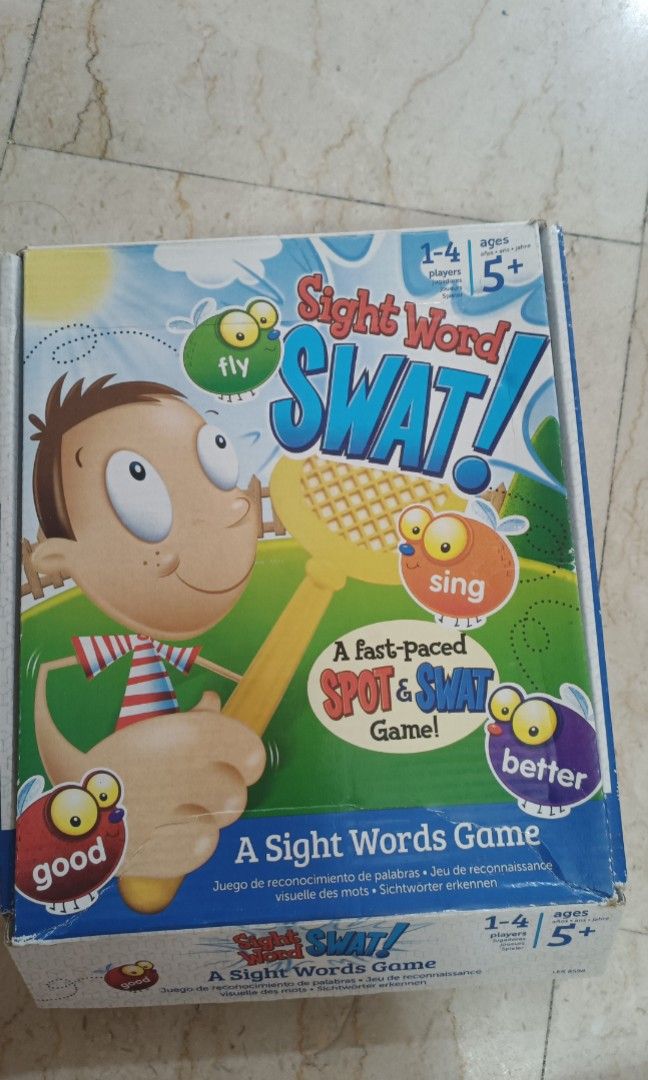 Sight Word Swat!, Hobbies & Toys, Toys & Games on Carousell