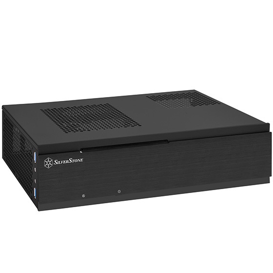 Silverstone ML06-E ITX Chassis with 2 x 80mm Cooler Master fans ...