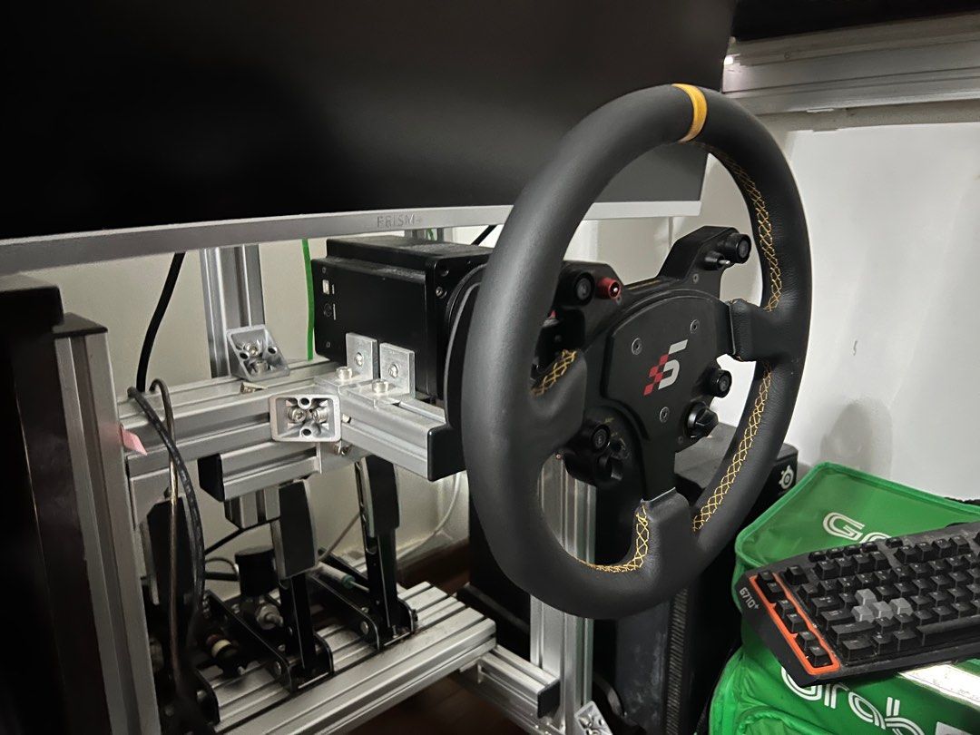 Simagic ALPHA 15NM + Round wheel, Video Gaming, Gaming Accessories ...