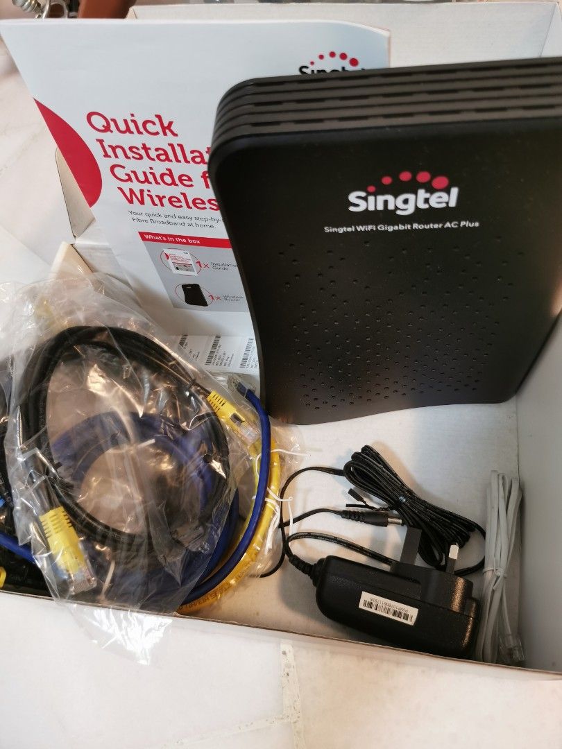 Singtel wifi router, Computers & Tech, Parts & Accessories, Networking ...
