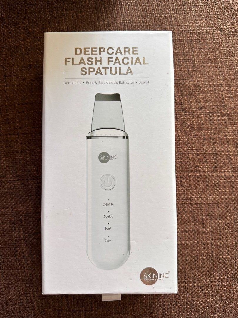 Skin inc Deepcare Flash Facial Spatula, Beauty & Personal Care, Face, Face Care on Carousell