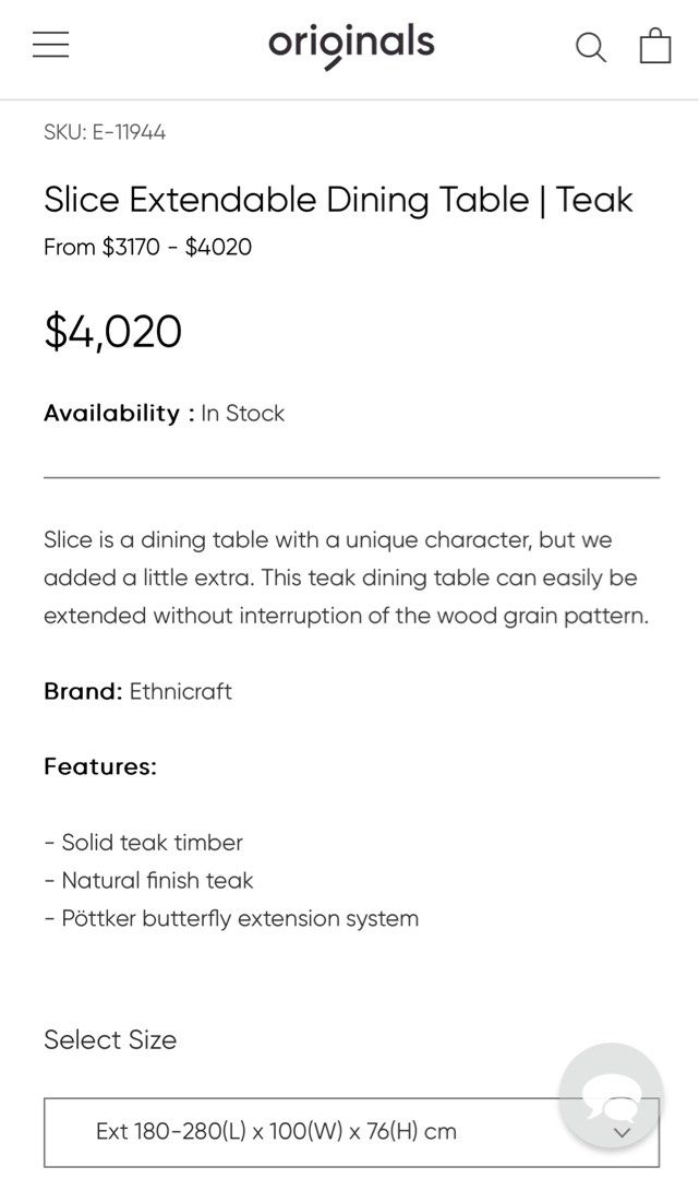 Slice Extendable Dining Table | Teak, Furniture & Home Living, Furniture, Tables & Sets on Carousell