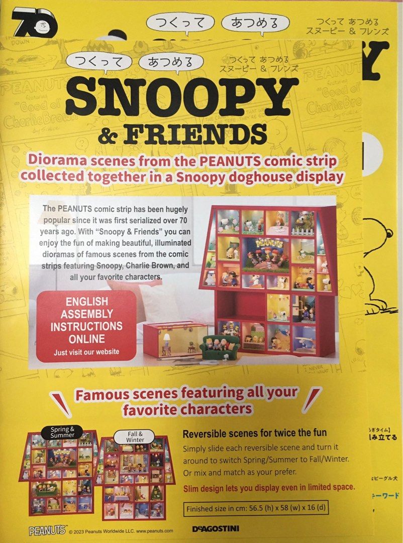 Snoopy and friends: magazine and model parts, Hobbies & Toys, Toys ...