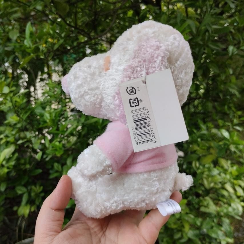 Snoopy Peanuts Mini Character White Pink Fuzz Stuffed Plush Toy on ...
