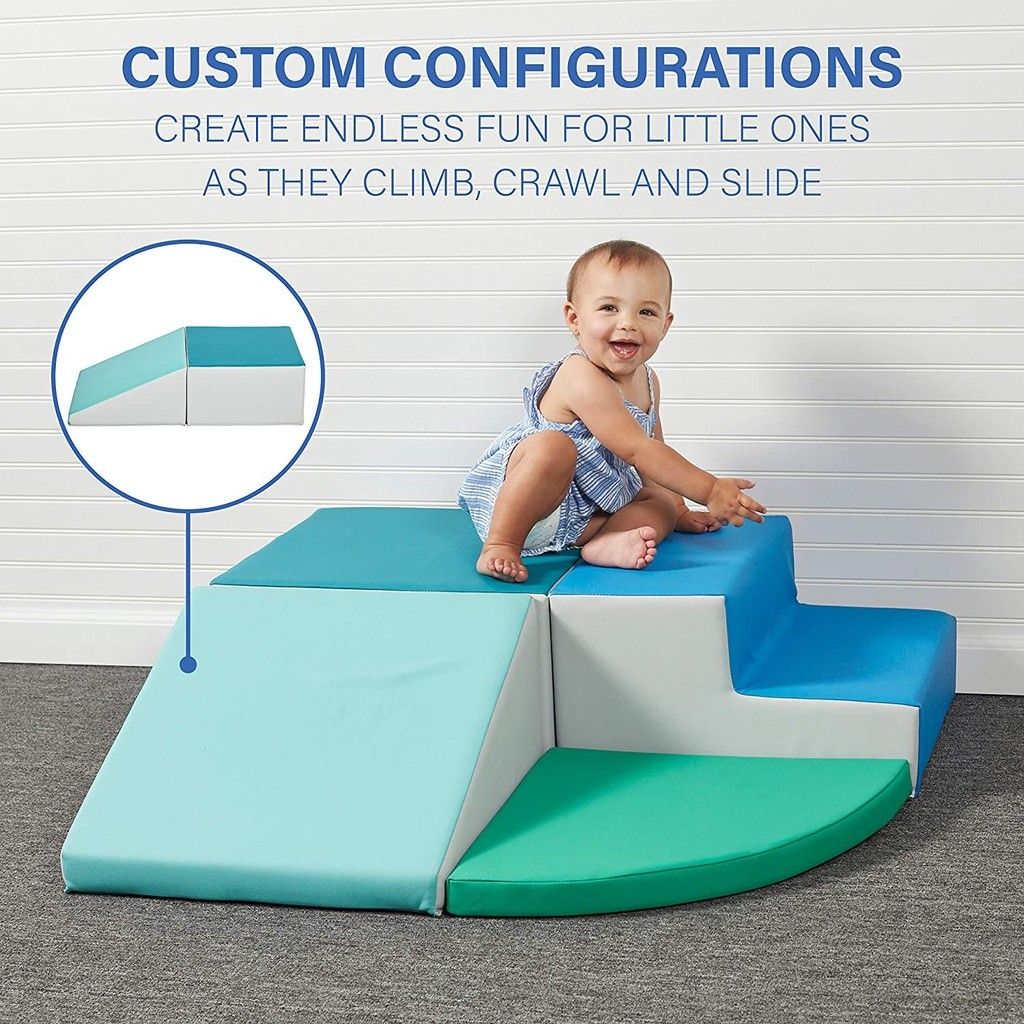 Softscape baby climbing gym foam blocks for playpen, Babies & Kids ...