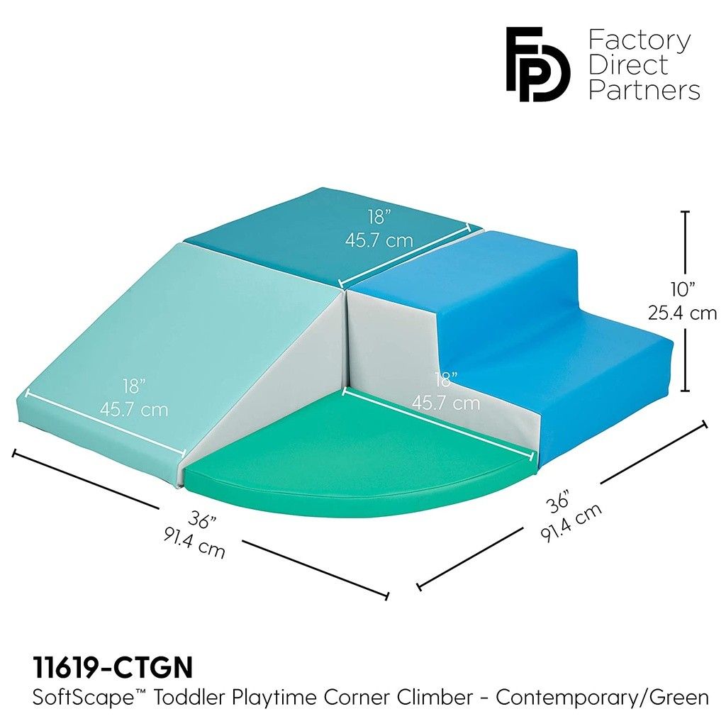 Softscape baby climbing gym foam blocks for playpen, Babies & Kids ...