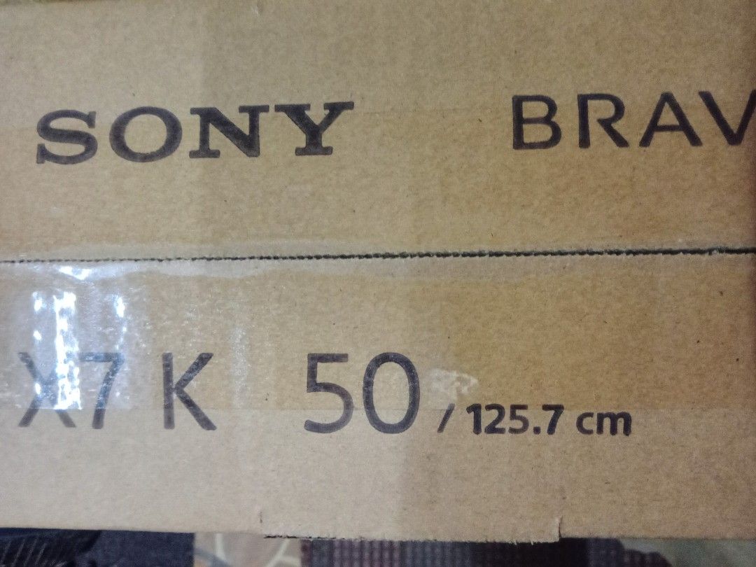 Sony 50 x7 K google tv, TV & Home Appliances, TV & Entertainment ...