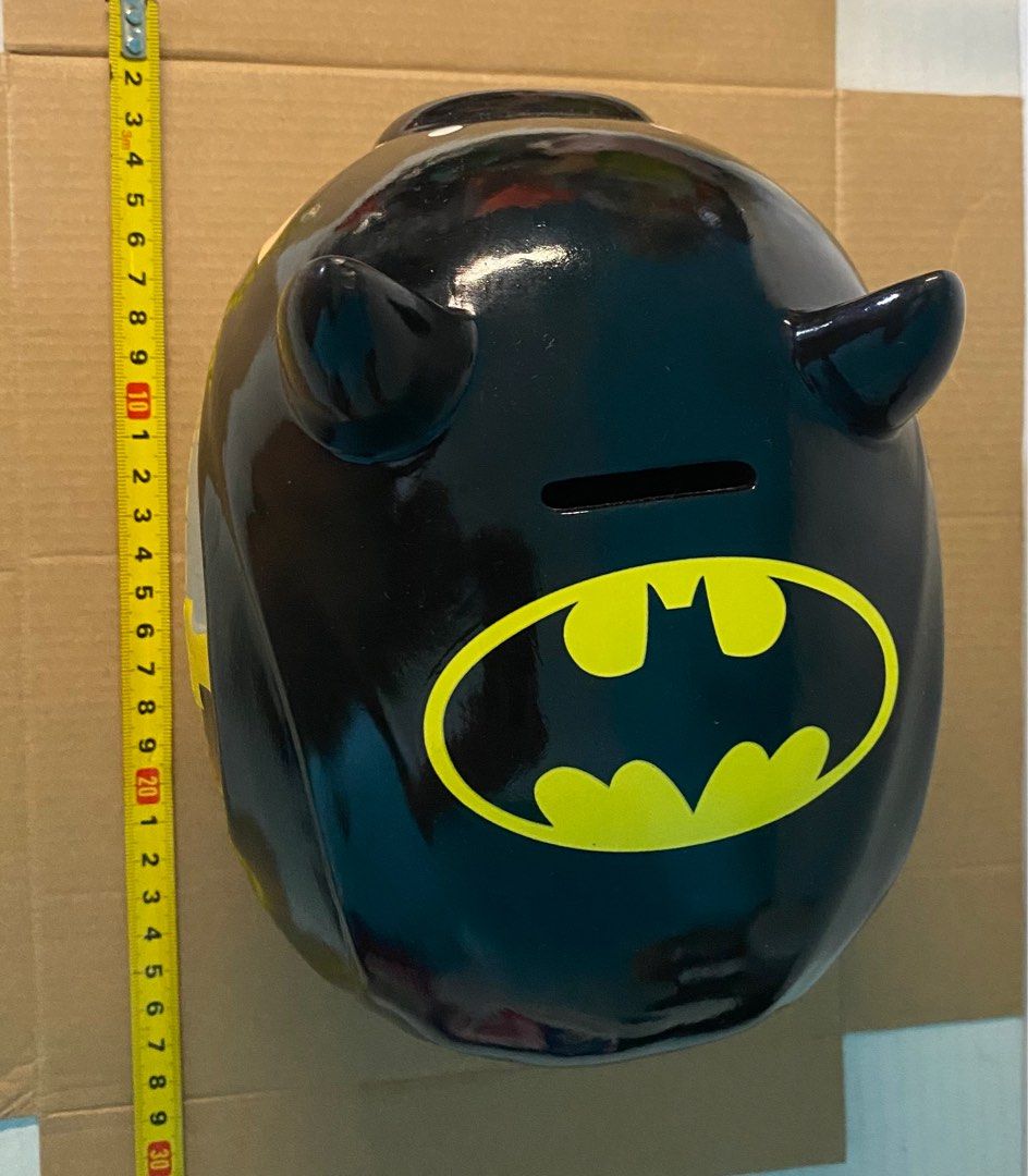 Spider-man ceramic coin bank ($30) & Batman piggy ceramic coin bank ...