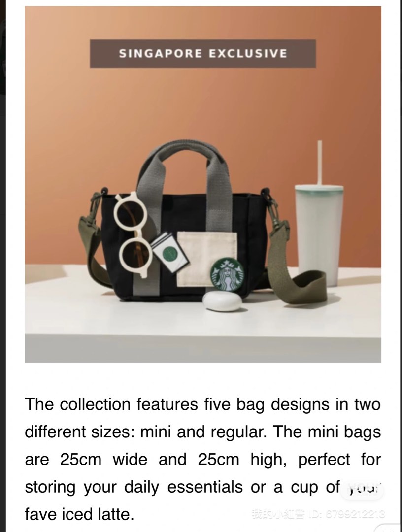 Starbucks limited colour blocks tote, Women's Fashion, Bags & Wallets ...