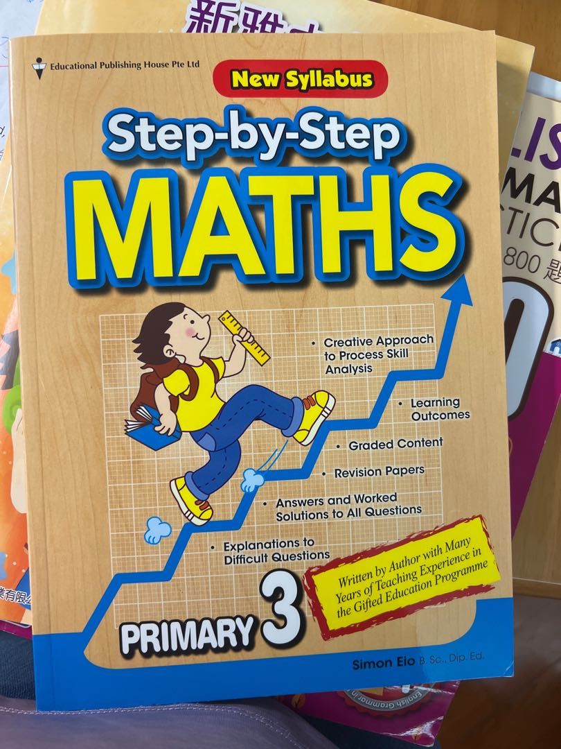 Step by step Math primary 3, 興趣及遊戲, 書本 & 文具, 教科書 - Carousell