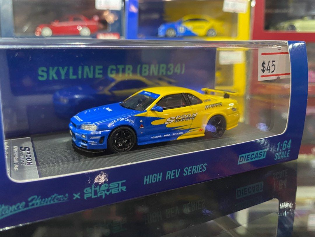 Stance Hunters 1/64 Nissan Skyline R34 GTR Spoon Sports, Hobbies & Toys ...