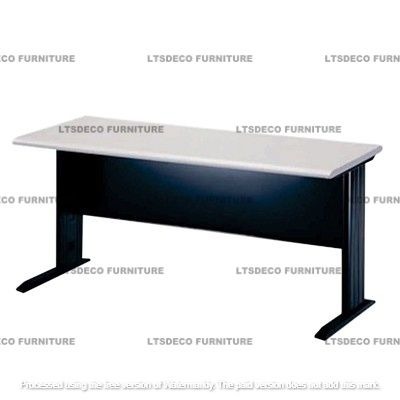 TABLE METAL LEGS POWDER COATED W/ MODESTY OFFICE FURNITURE OFFICE ...