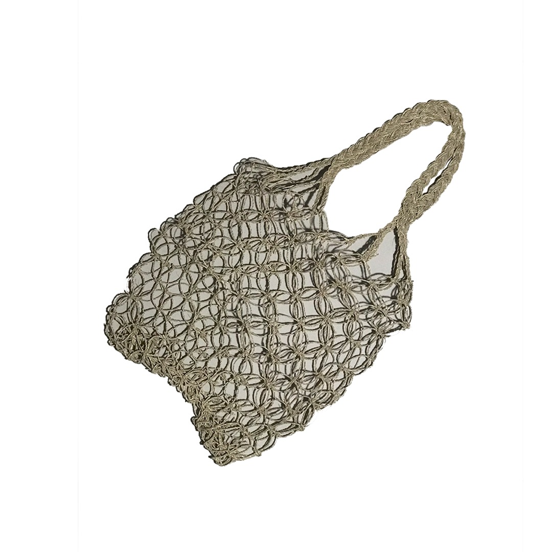 Tas Anyaman Jaring-Jaring, Fesyen Wanita, Tas & Dompet di Carousell