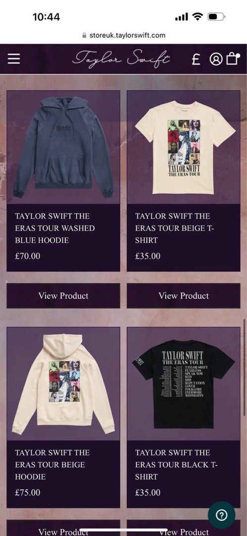 TAYLOR SWIFT OFFICIAL MERCH GO, Women's Fashion, Tops, Shirts on Carousell